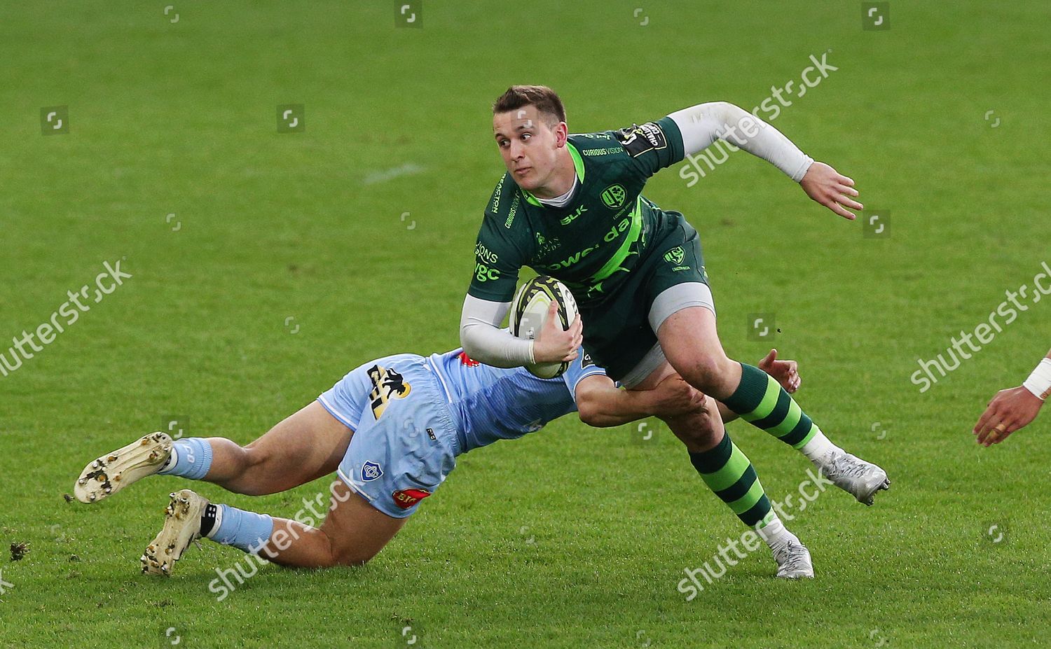 Tom Parton London Irish Tackled During Editorial Stock Photo - Stock ...