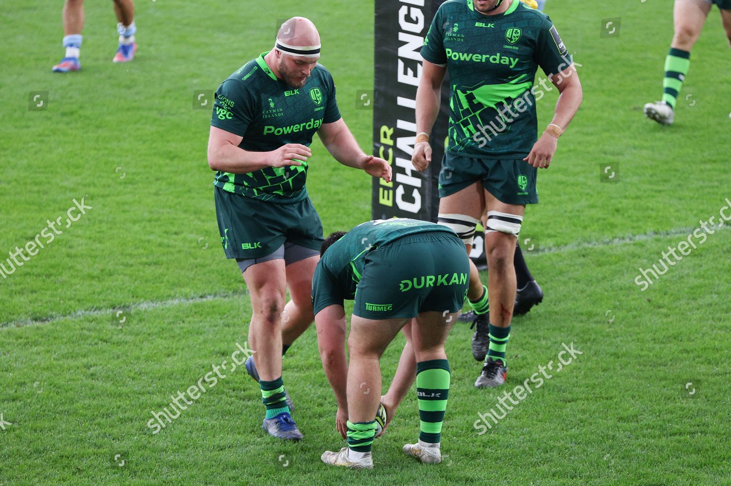 Try Celebrations Matt Cornish London Irish Editorial Stock Photo ...