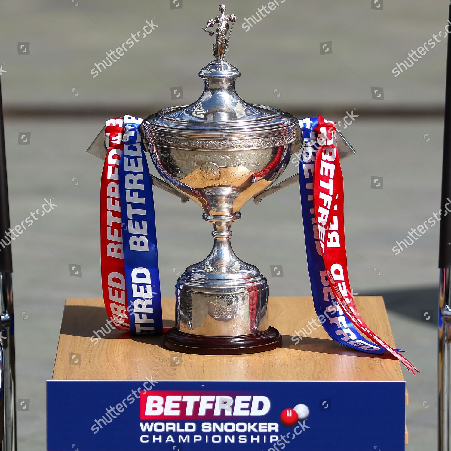 Betfred World Championship Trophy On Display Editorial Stock Photo ...