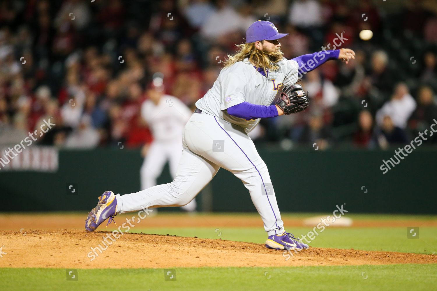 Riley Cooper 38 Tigers Pitcher Works Editorial Stock Photo - Stock ...