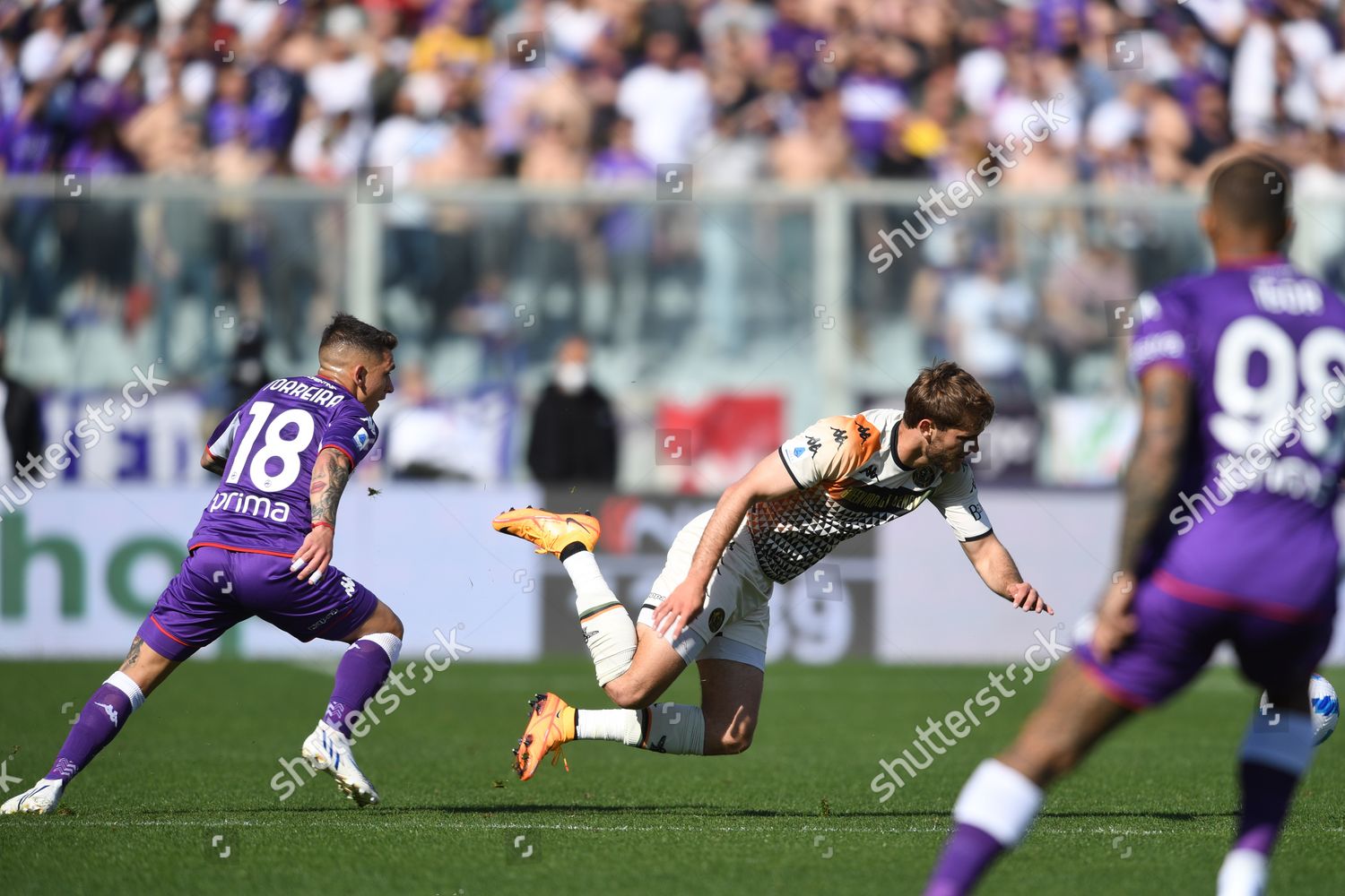 Tanner Tessmann Venezia Lucas Torreira Fiorentina Editorial Stock Photo ...