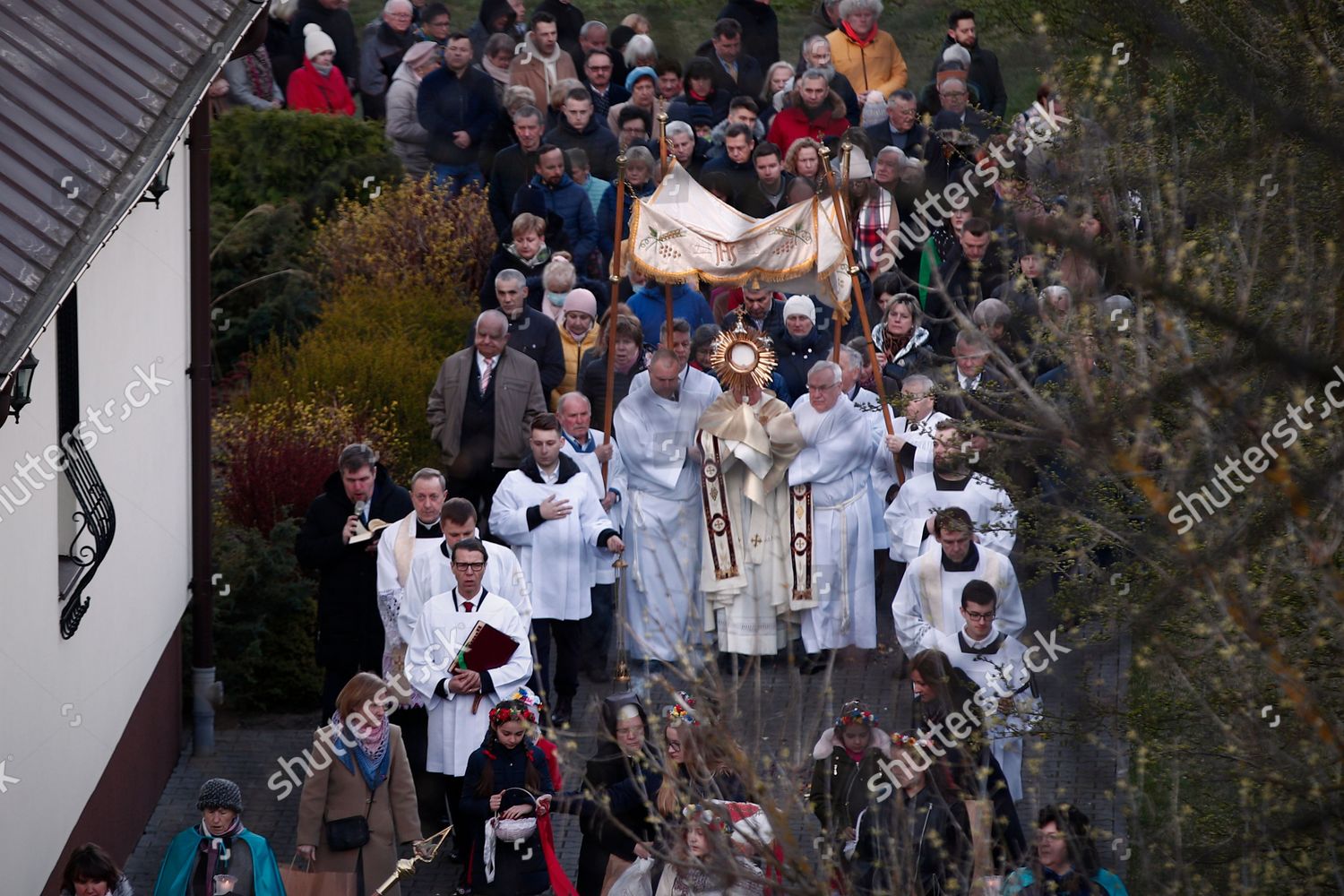 People Seen Taking Part Easter Ceremony Editorial Stock Photo - Stock ...