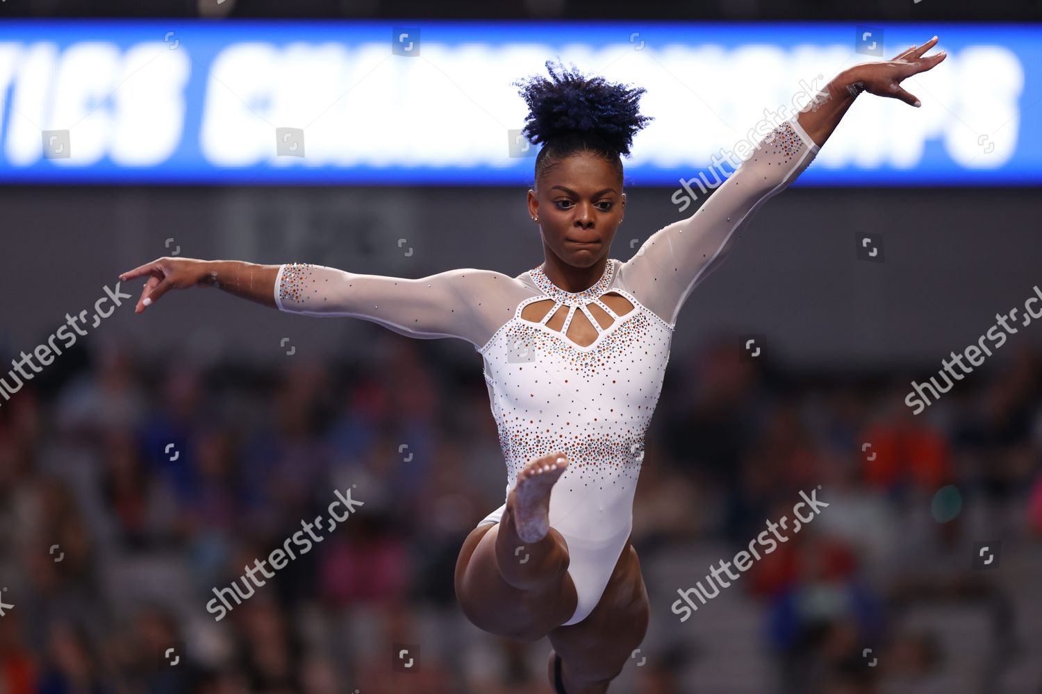 University Florida Senior Trinity Thomas Competes Editorial Stock Photo ...