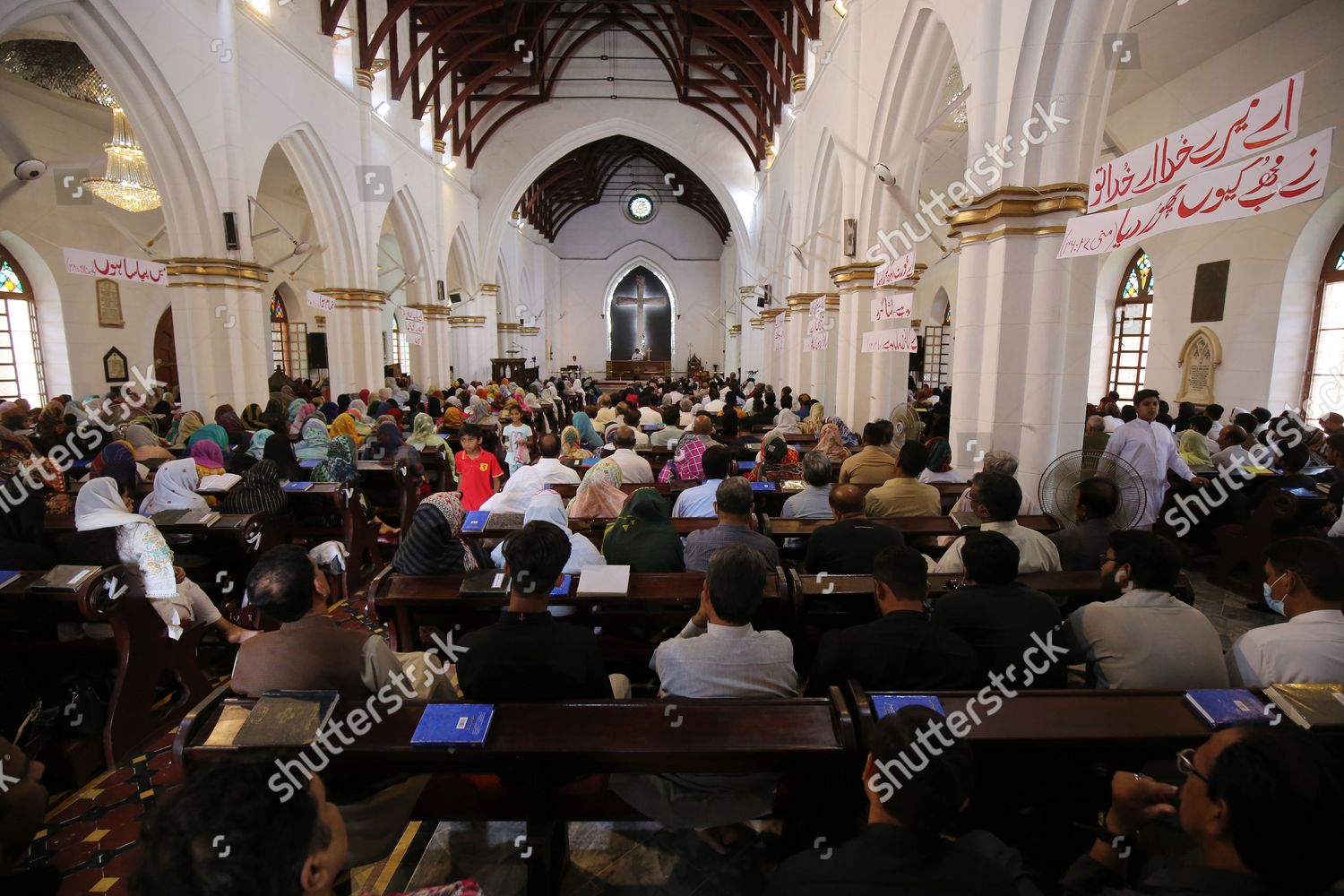 Members Christian Minority Community Pray During Editorial Stock Photo ...