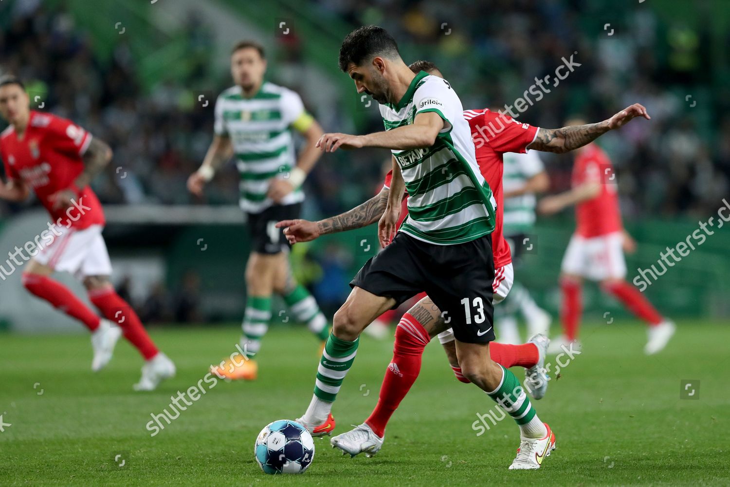 Luis Neto Sporting Cp Action During Editorial Stock Photo - Stock Image ...