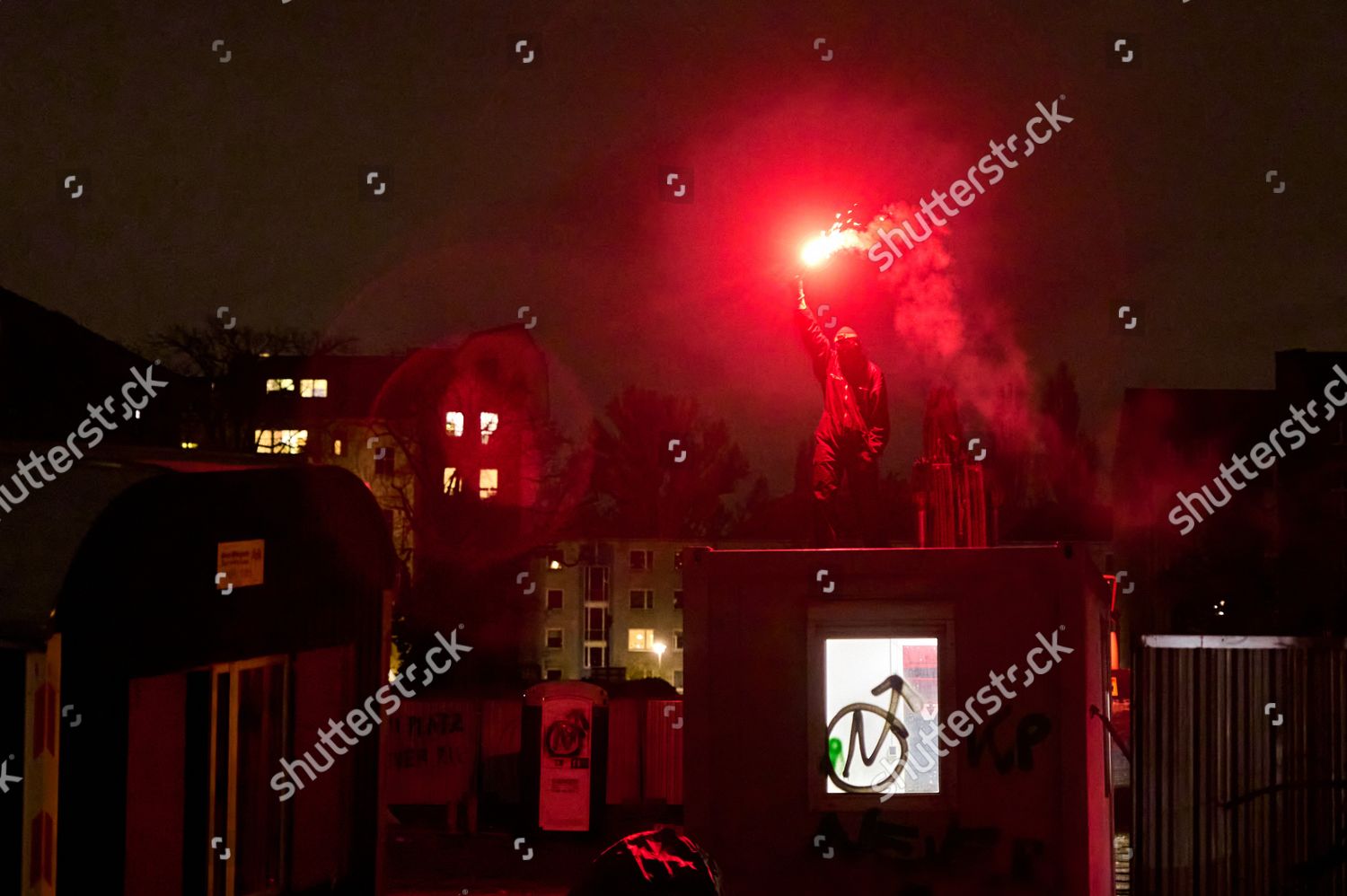 Group Leftwing Autonomists Occupied Space Former Editorial Stock Photo ...