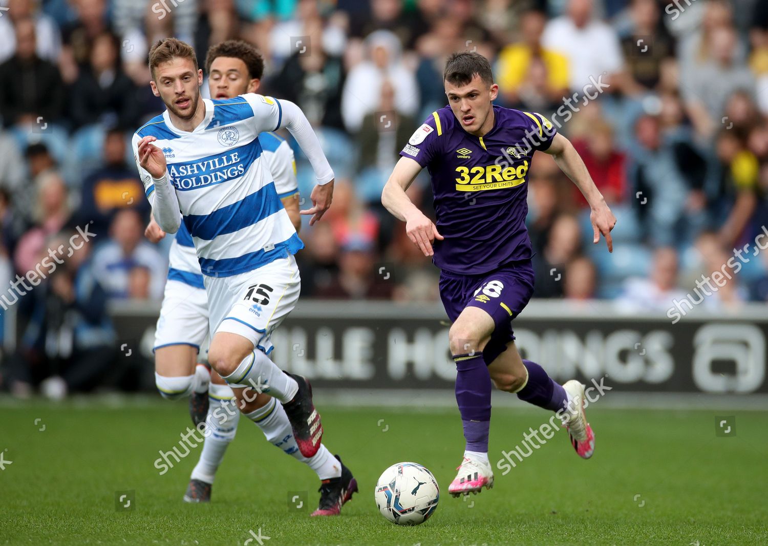 Jason Knight Derby County Gets Away Editorial Stock Photo - Stock Image ...