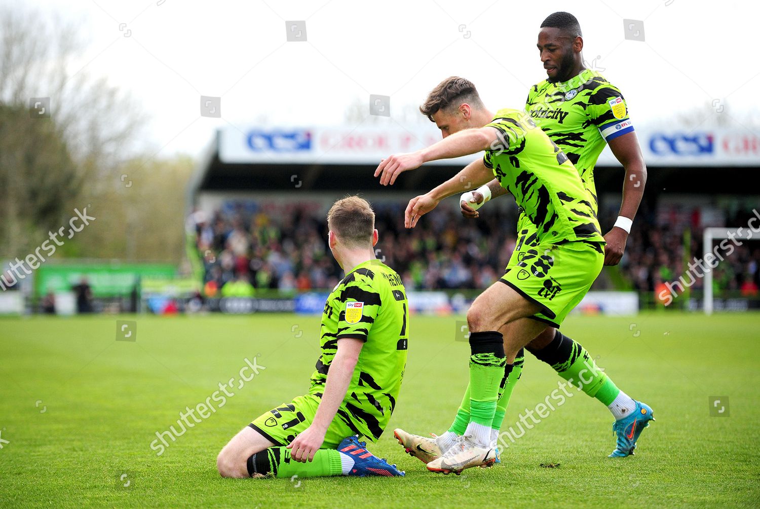 Regan Hendry Forest Green Rovers Celebrates Editorial Stock Photo ...
