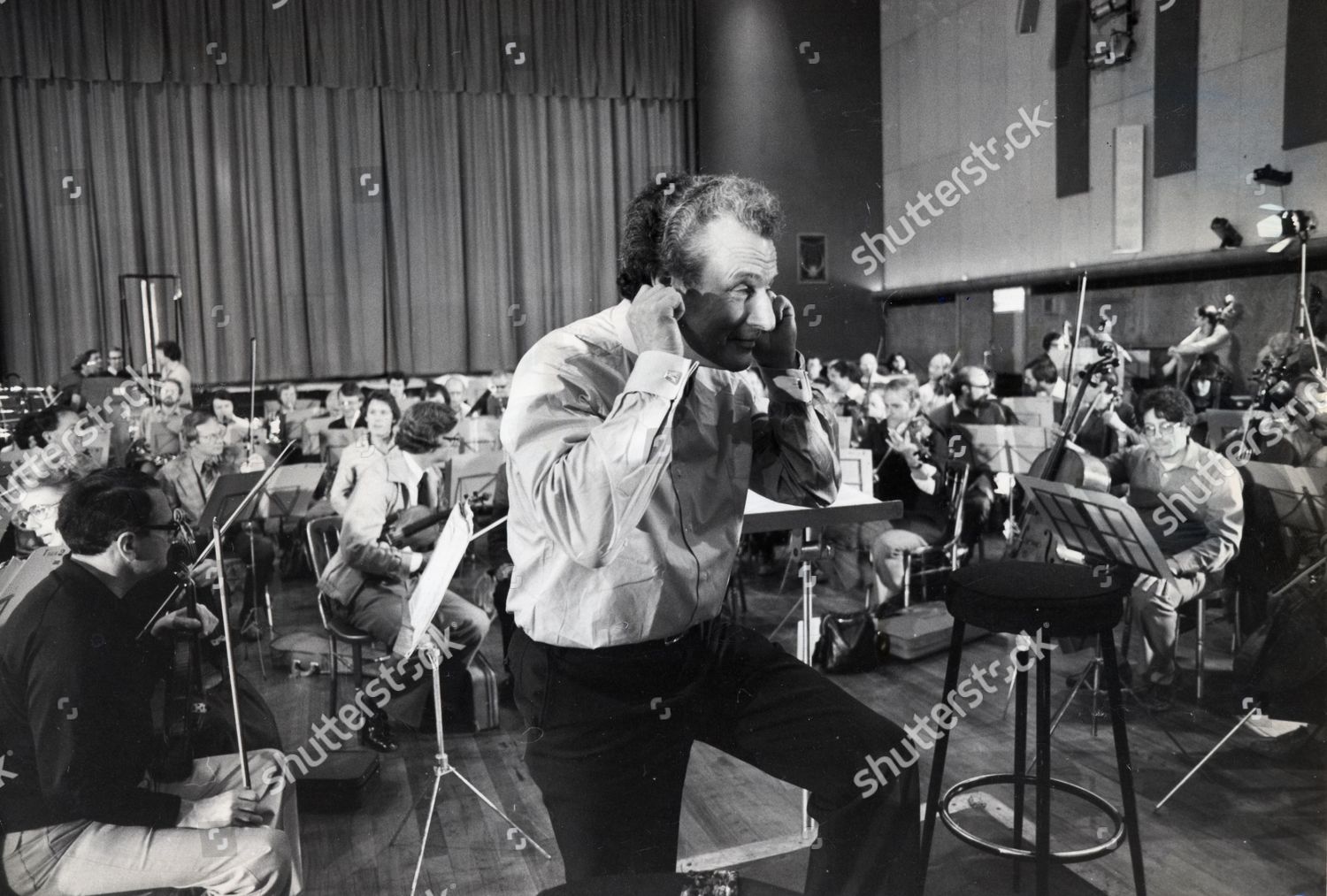 Sir Colin Davis Conductor Bbc Symphony Editorial Stock Photo - Stock ...