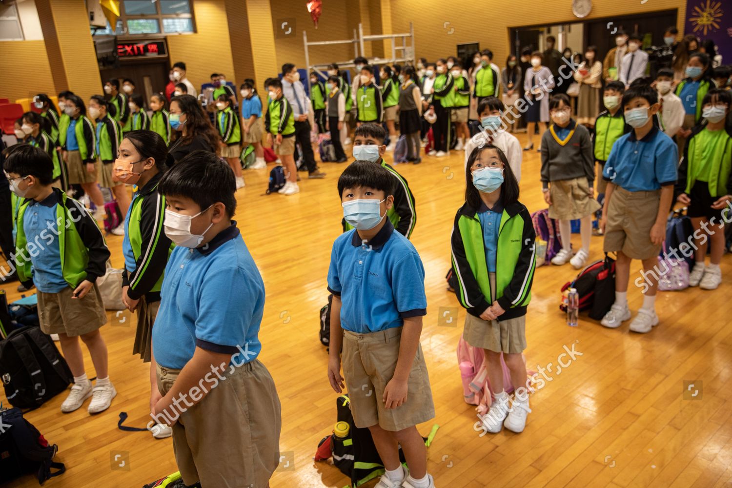 Primary School Students Attend Morning Assembly Editorial Stock Photo ...