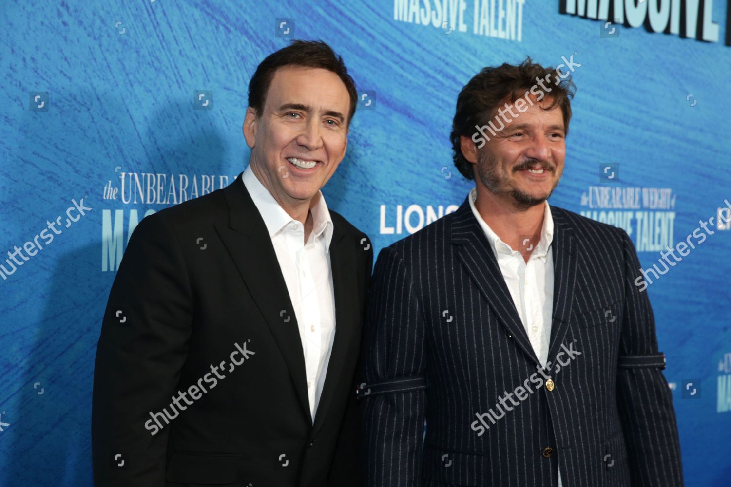 Nicolas Cage Pedro Pascal Editorial Stock Photo - Stock Image ...