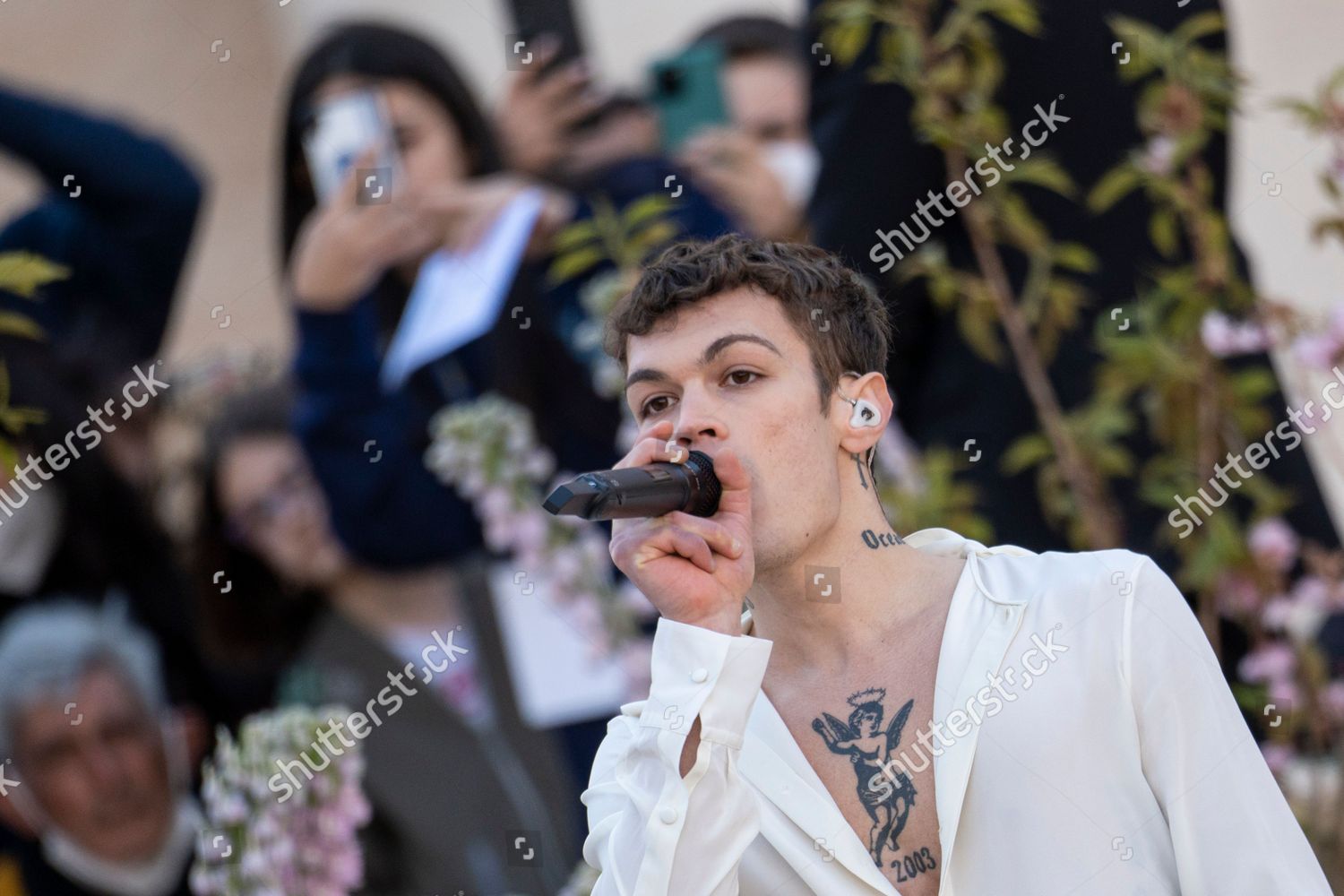 Italian Singer Blanco Alias Riccardo Fabbriconi Editorial Stock Photo ...