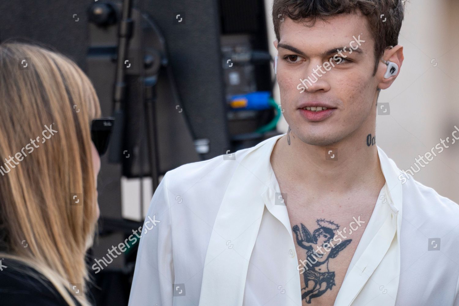 Italian Singer Blanco Alias Riccardo Fabbriconi Editorial Stock Photo ...