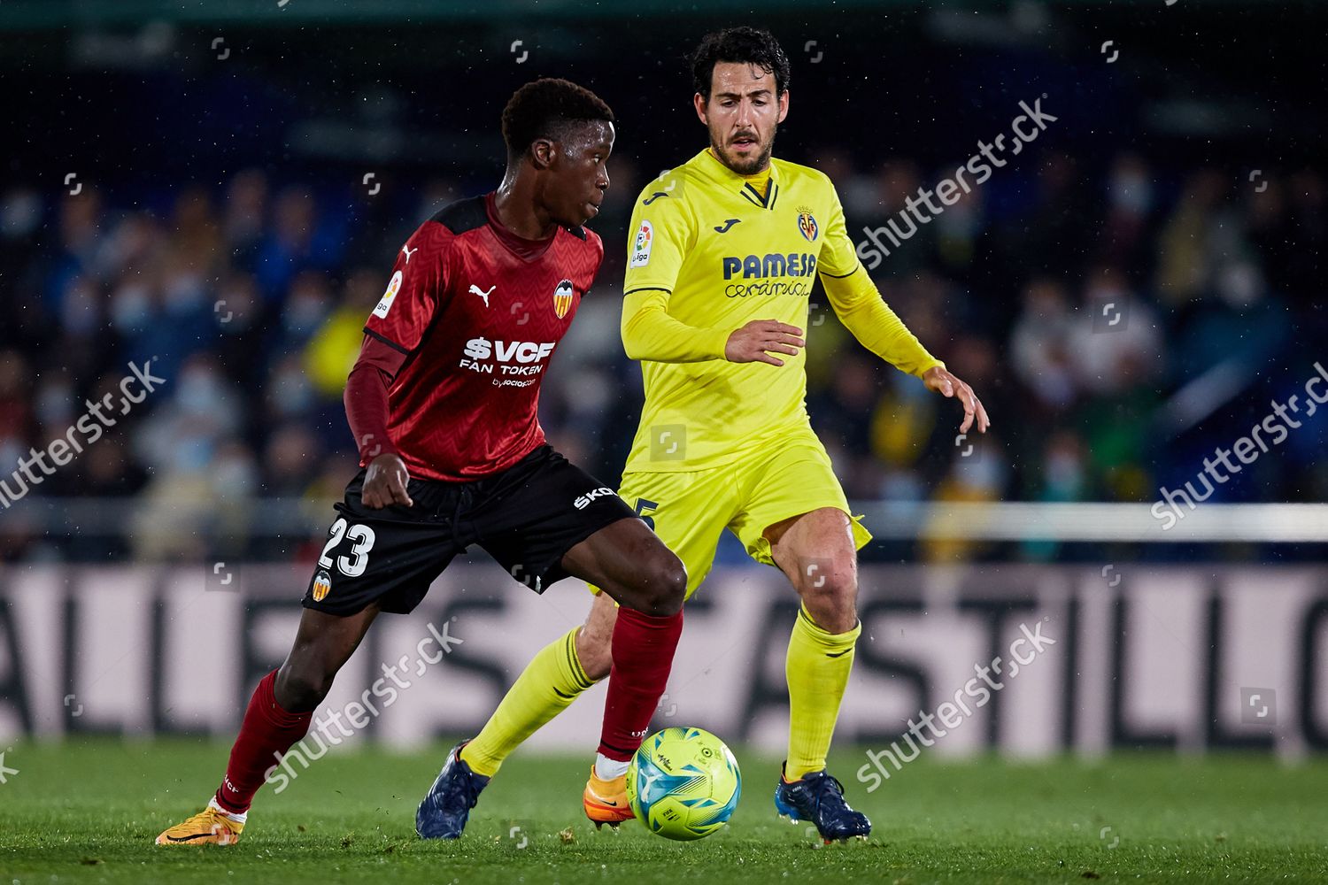 Ilaix Moriba L Valencia Cf Competes Editorial Stock Photo - Stock Image ...