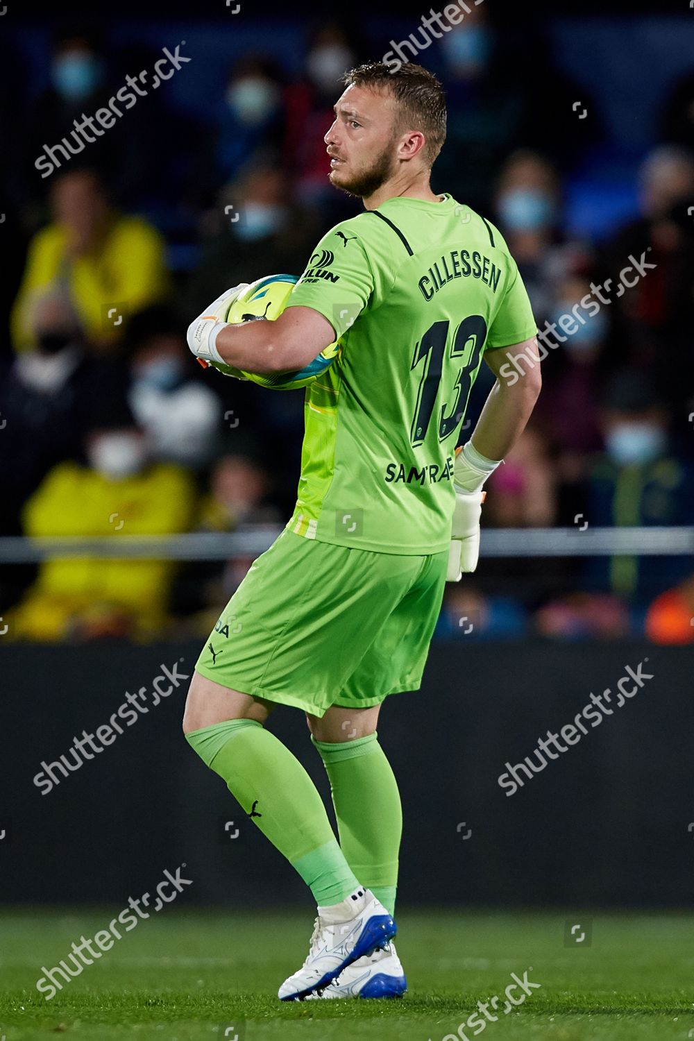 Jasper Cillessen Valencia Cf Action During Editorial Stock Photo ...