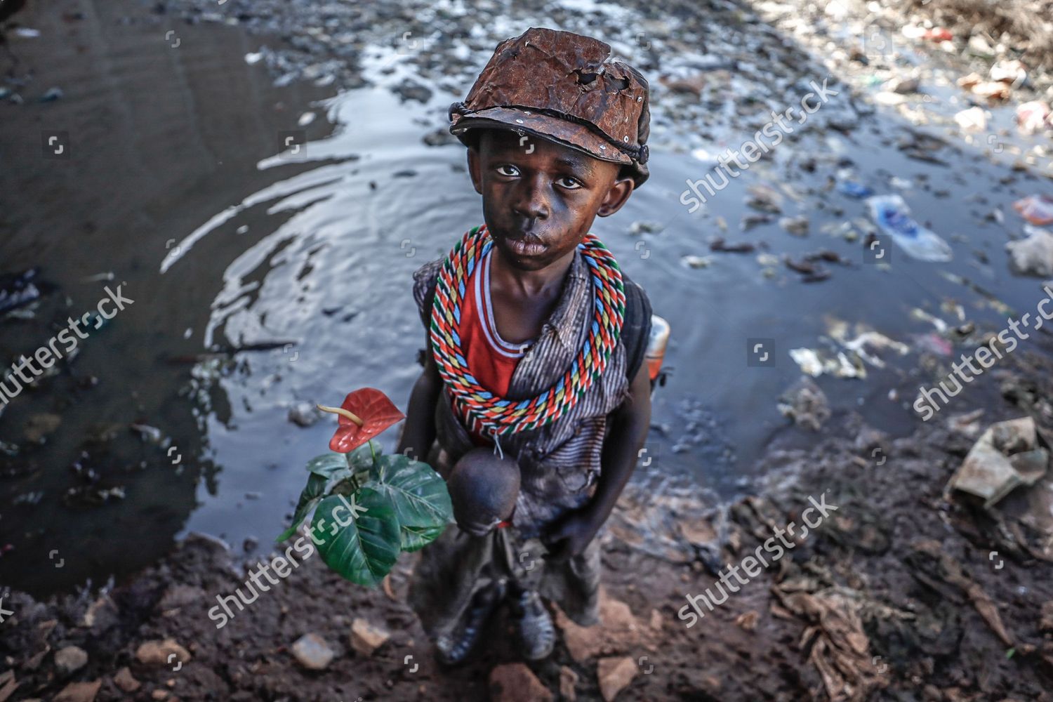 Young Boy Actor His Postapocalyptic Costume Editorial Stock Photo ...