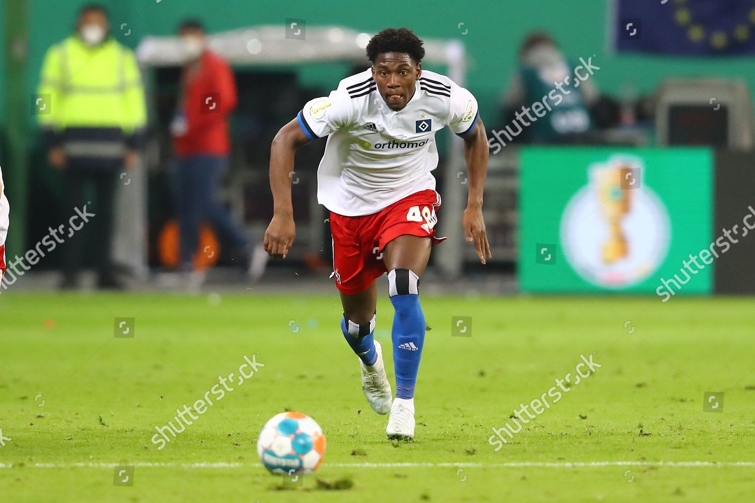 Hamburgs Faride Alidou Dfb Cup Semifinal Editorial Stock Photo - Stock ...