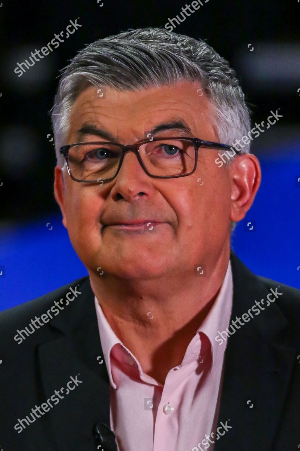 John Parrott Working On Commentary During Editorial Stock Photo - Stock ...