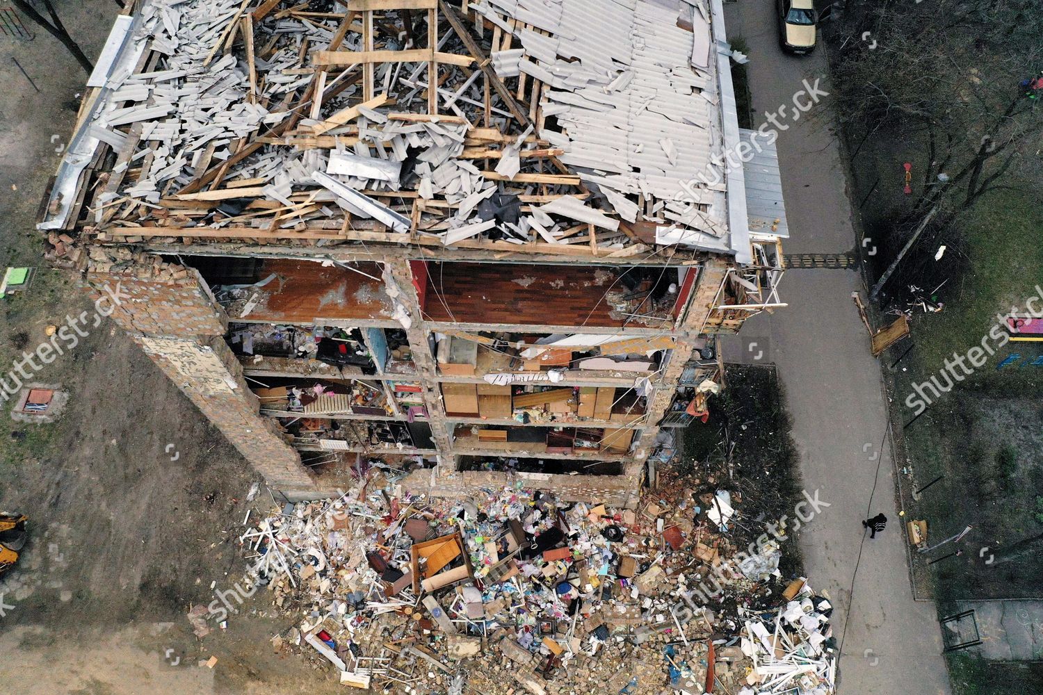 Blockhouse Destroyed Missile Strike Earlier This Editorial Stock Photo ...