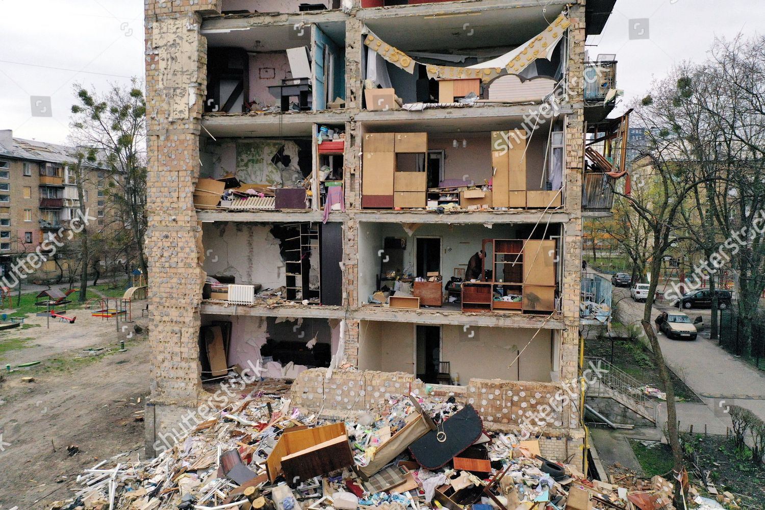 Blockhouse Destroyed Missile Strike Earlier This Editorial Stock Photo ...