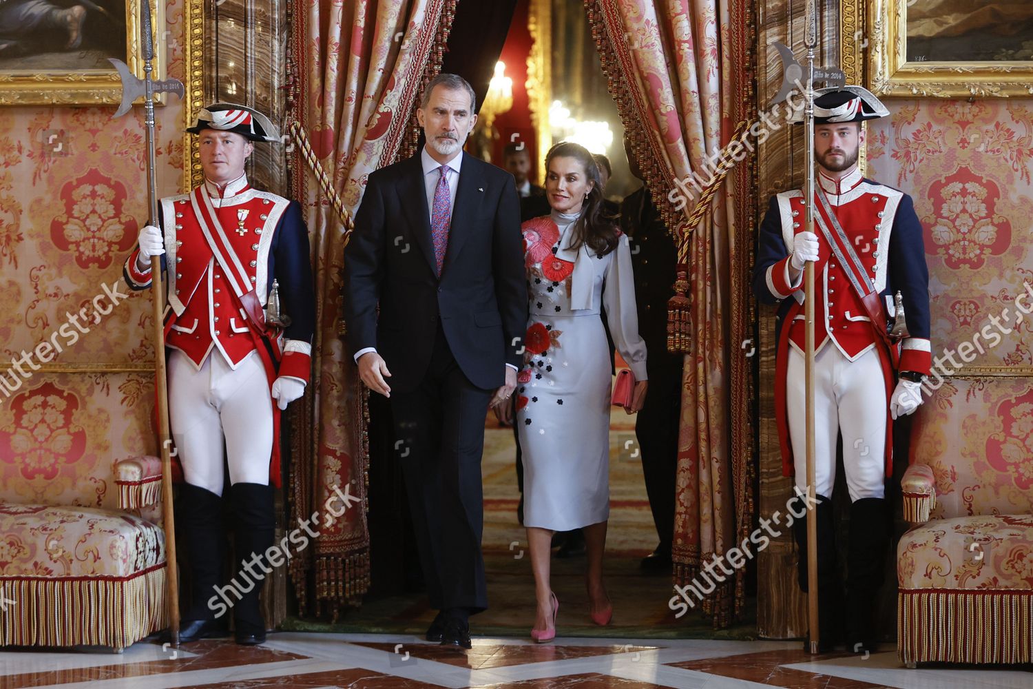 Spains King Felipe Vi Queen Letizia Editorial Stock Photo - Stock Image ...