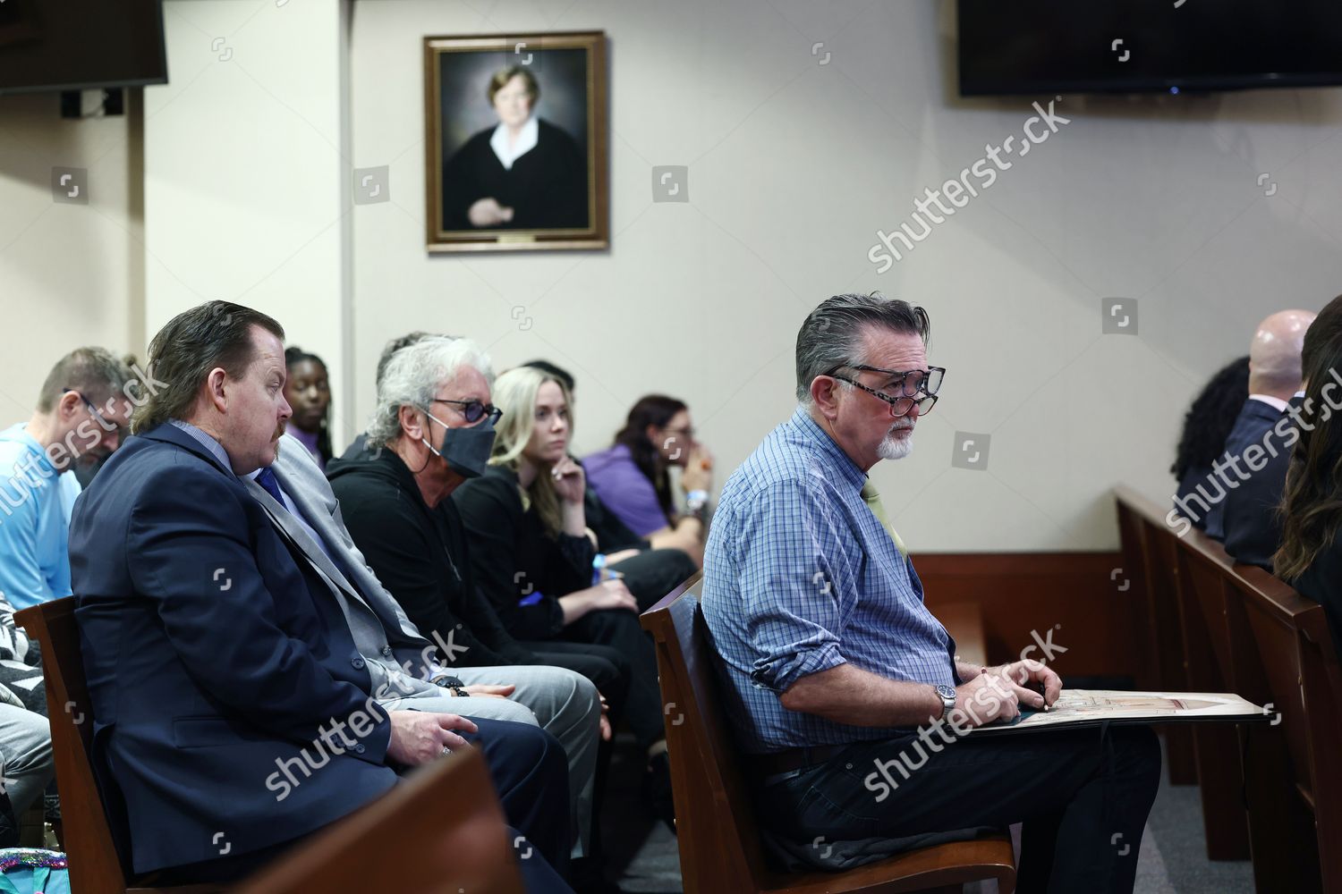 Courtroom Sketch Artist William J Hennessy Editorial Stock Photo ...