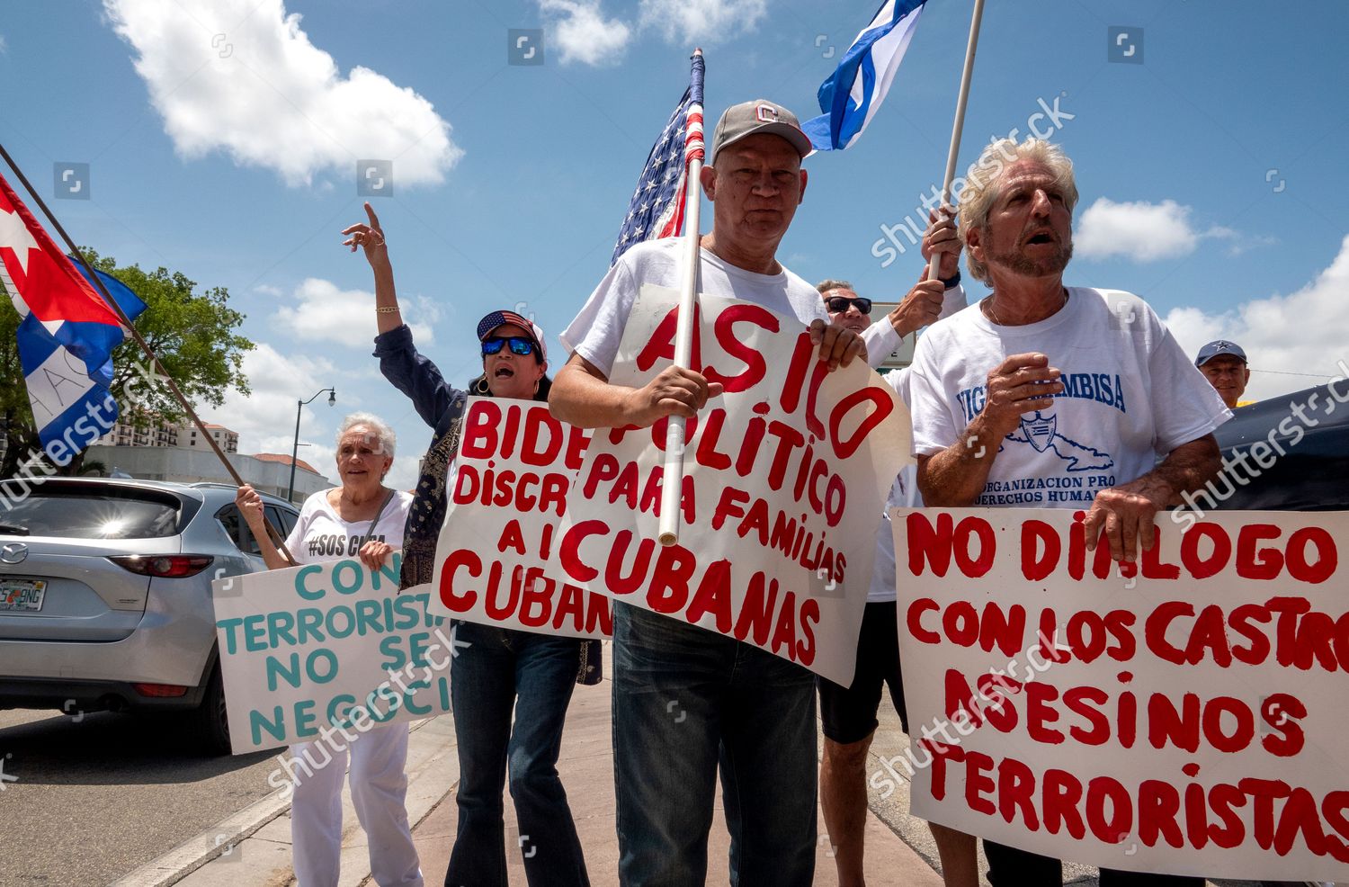 Members Cuban Exile Miami React Against Editorial Stock Photo - Stock ...