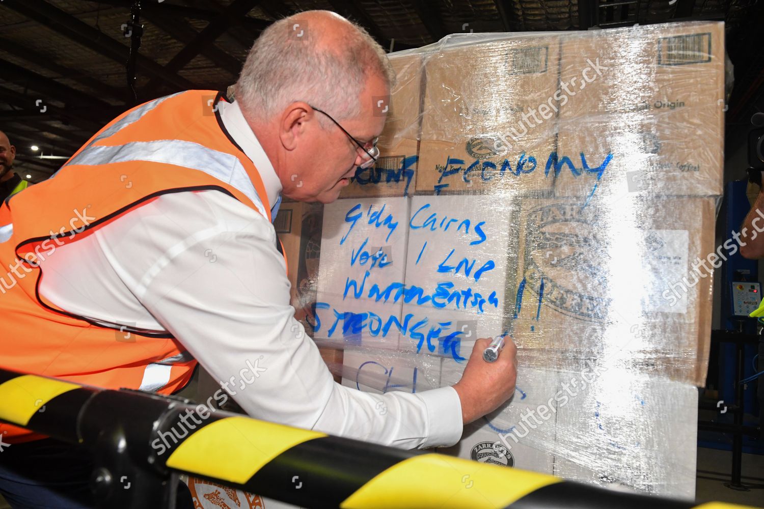 Australian Prime Minister Scott Morrison Signs Editorial Stock Photo ...