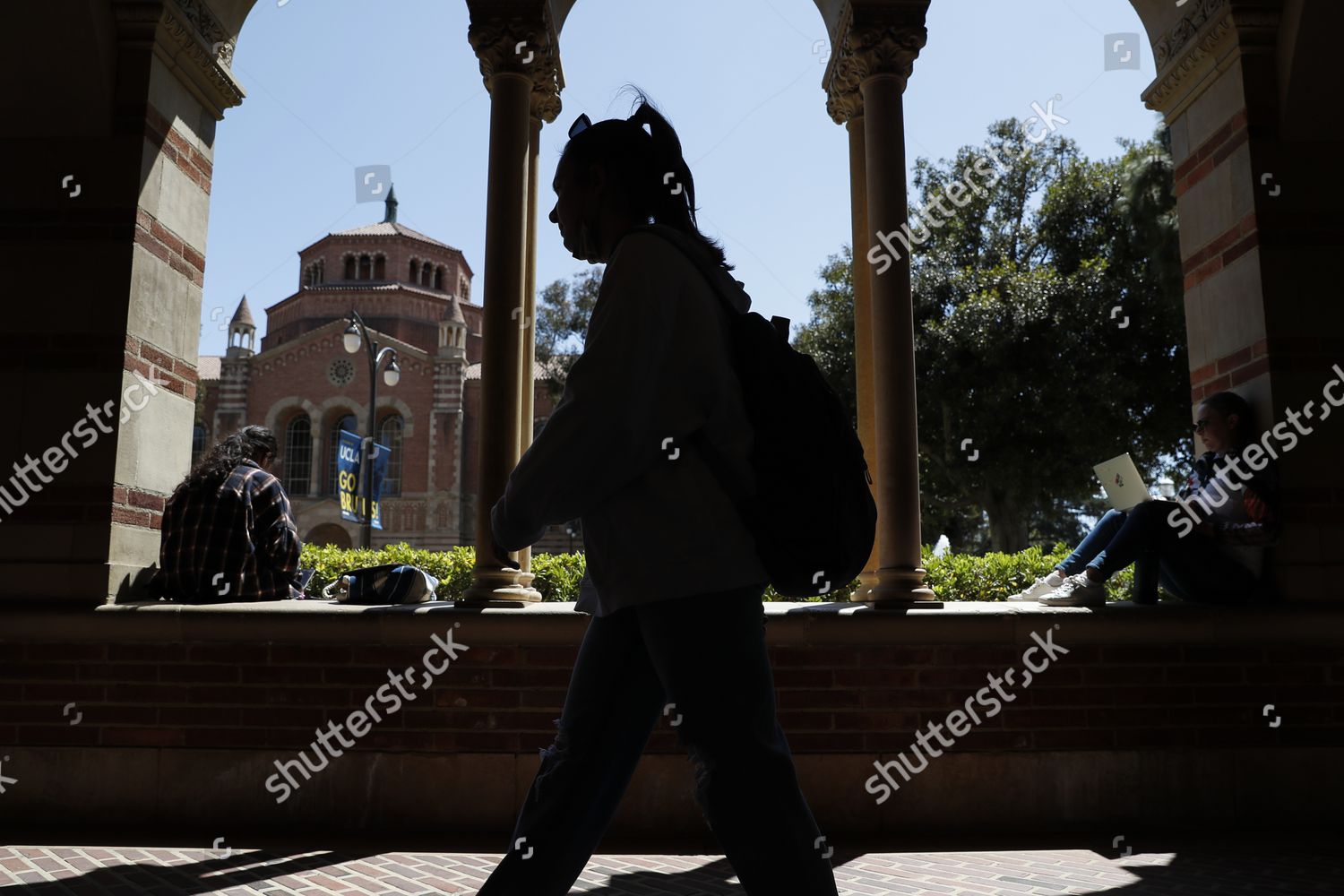 Students Congregate Around Royce Hall On Editorial Stock Photo - Stock ...