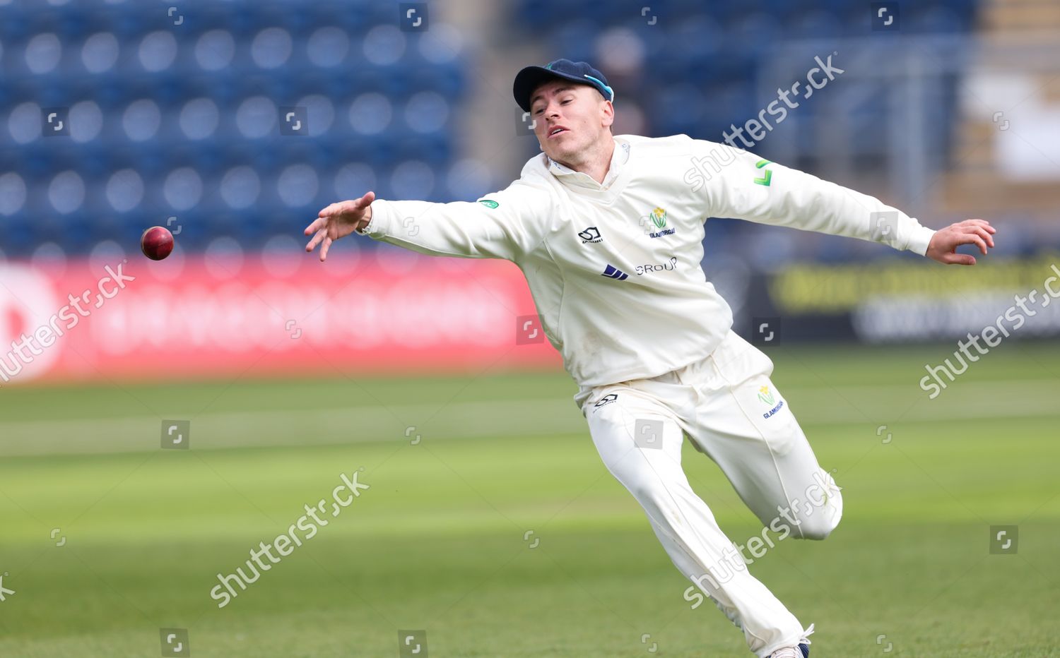 Callum Taylor Glamorgan Makes Desperate Reach Editorial Stock Photo ...