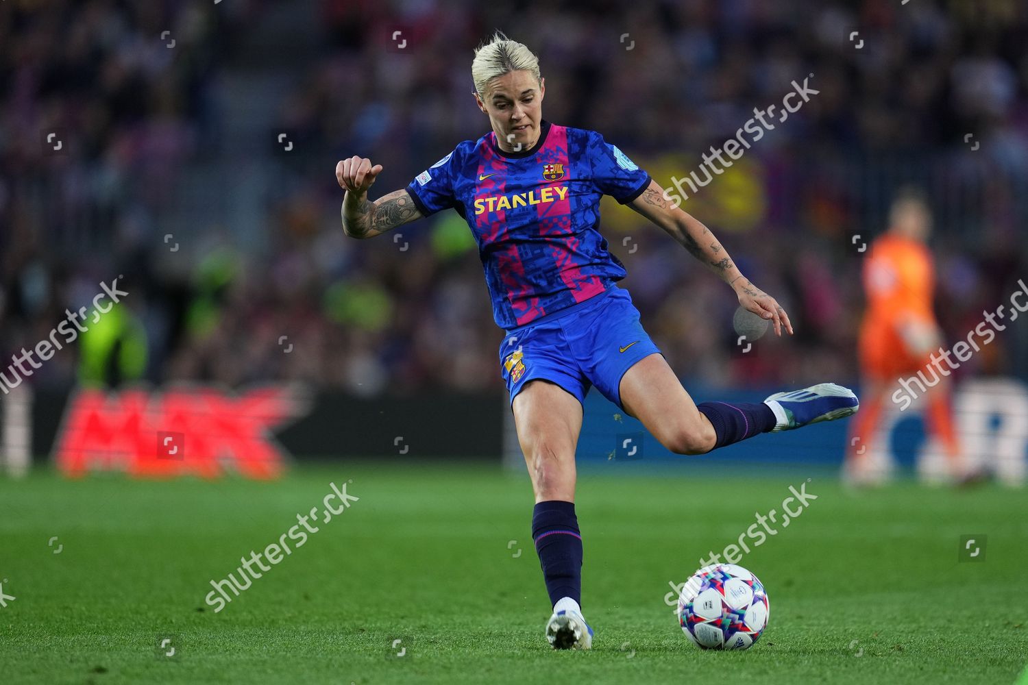 Maria Mapy Leon Fc Barcelona Editorial Stock Photo - Stock Image ...