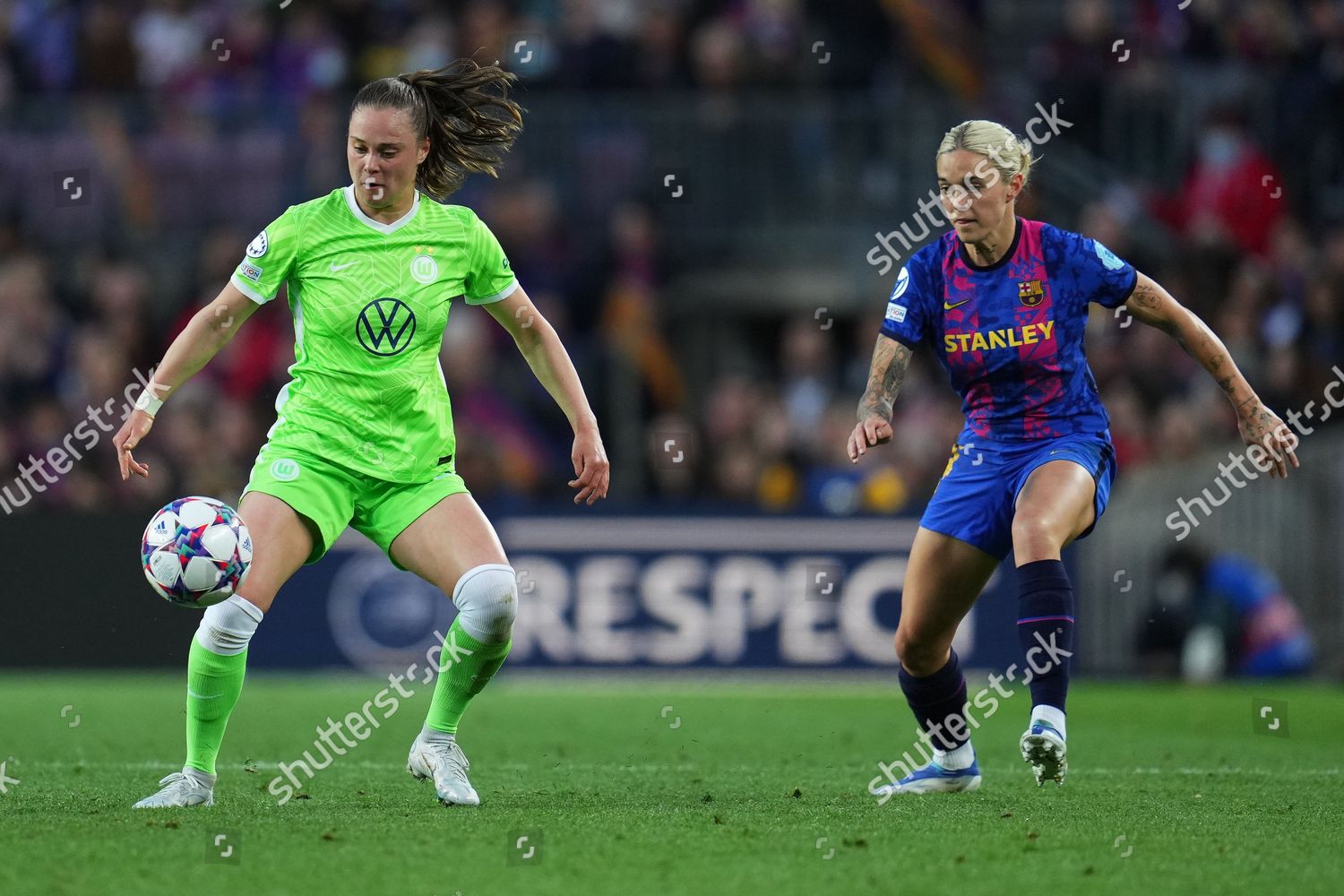 Maria Mapy Leon Fc Barcelona Ewa Editorial Stock Photo - Stock Image ...