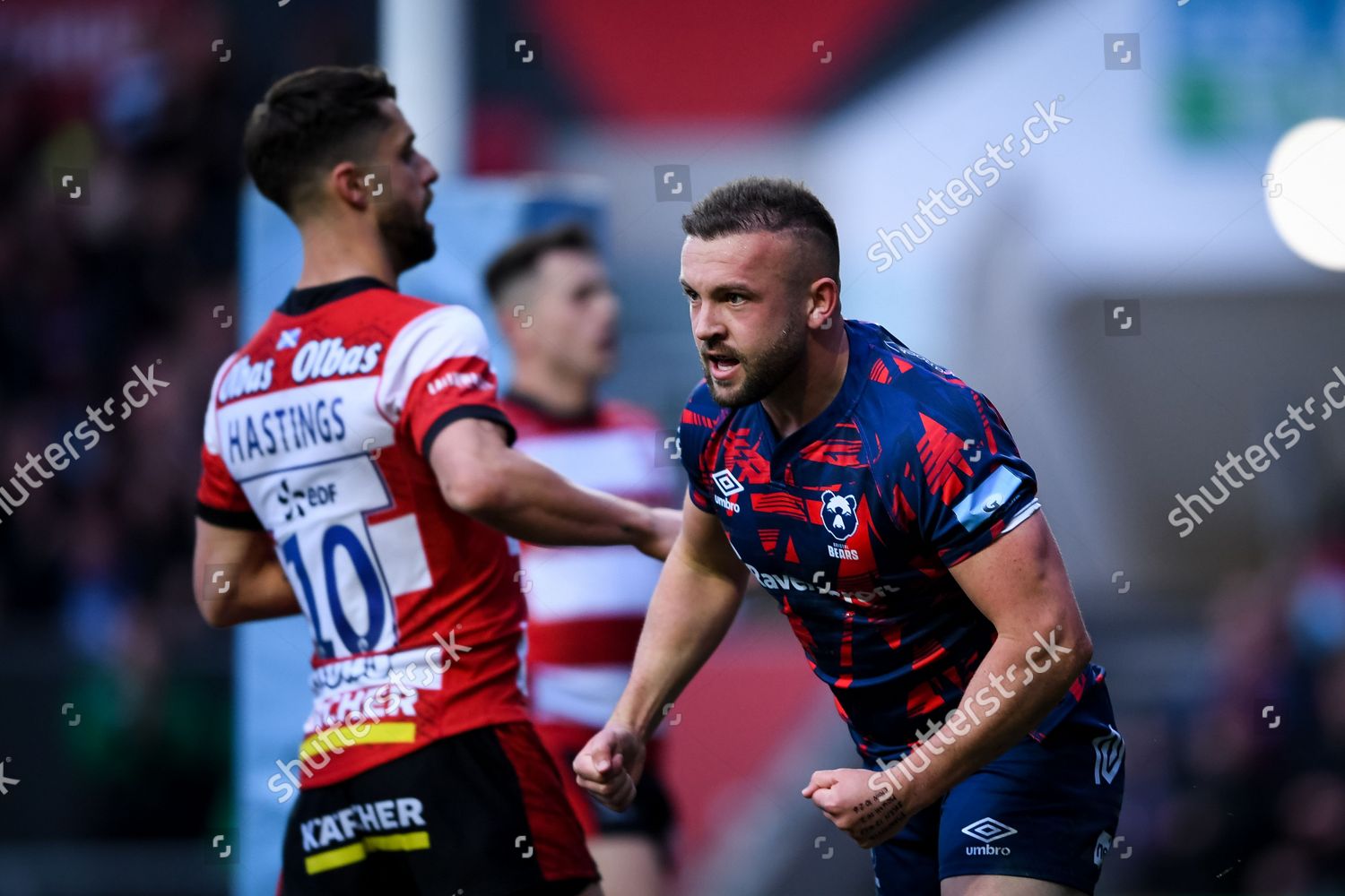 Andy Uren Bristol Bears Celebrates Try Editorial Stock Photo - Stock ...