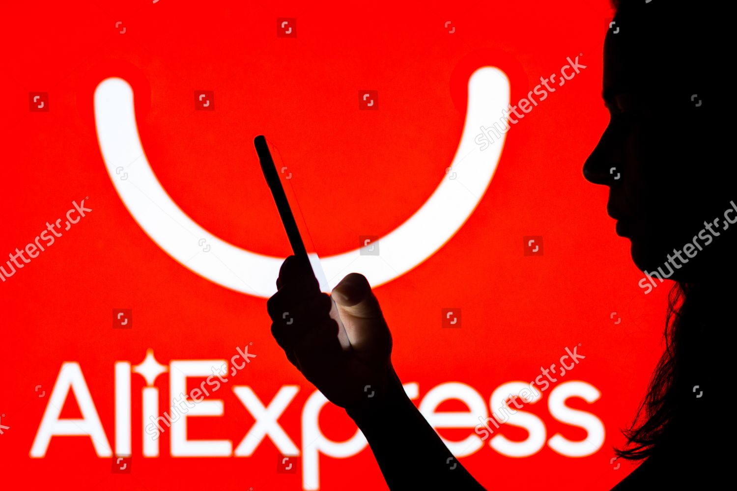 This Photo Illustration Aliexpress Logo Seen Editorial Stock Photo ...