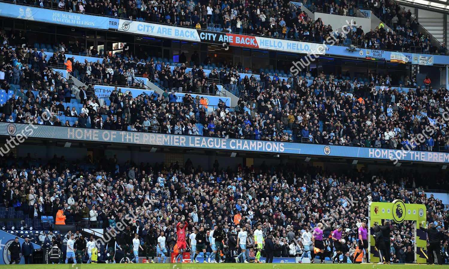 Players Enter Pitch English Premier League Editorial Stock Photo ...