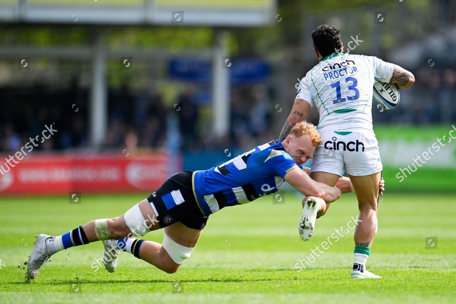 Miles Reid Bath Rugby Tackles Matt Editorial Stock Photo - Stock Image ...