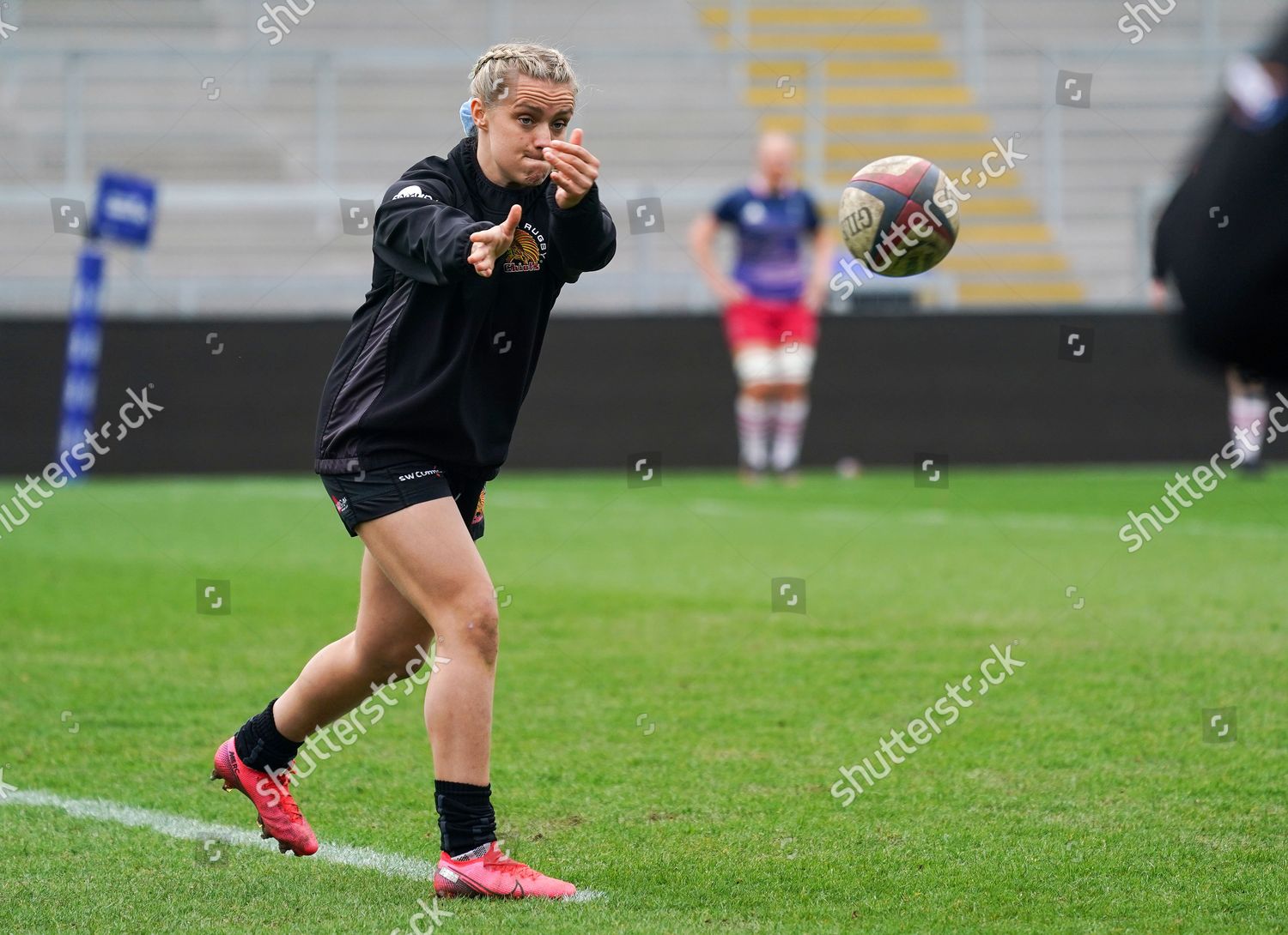Brooke Bradley Exeter Chiefs Warming Ahead Editorial Stock Photo ...