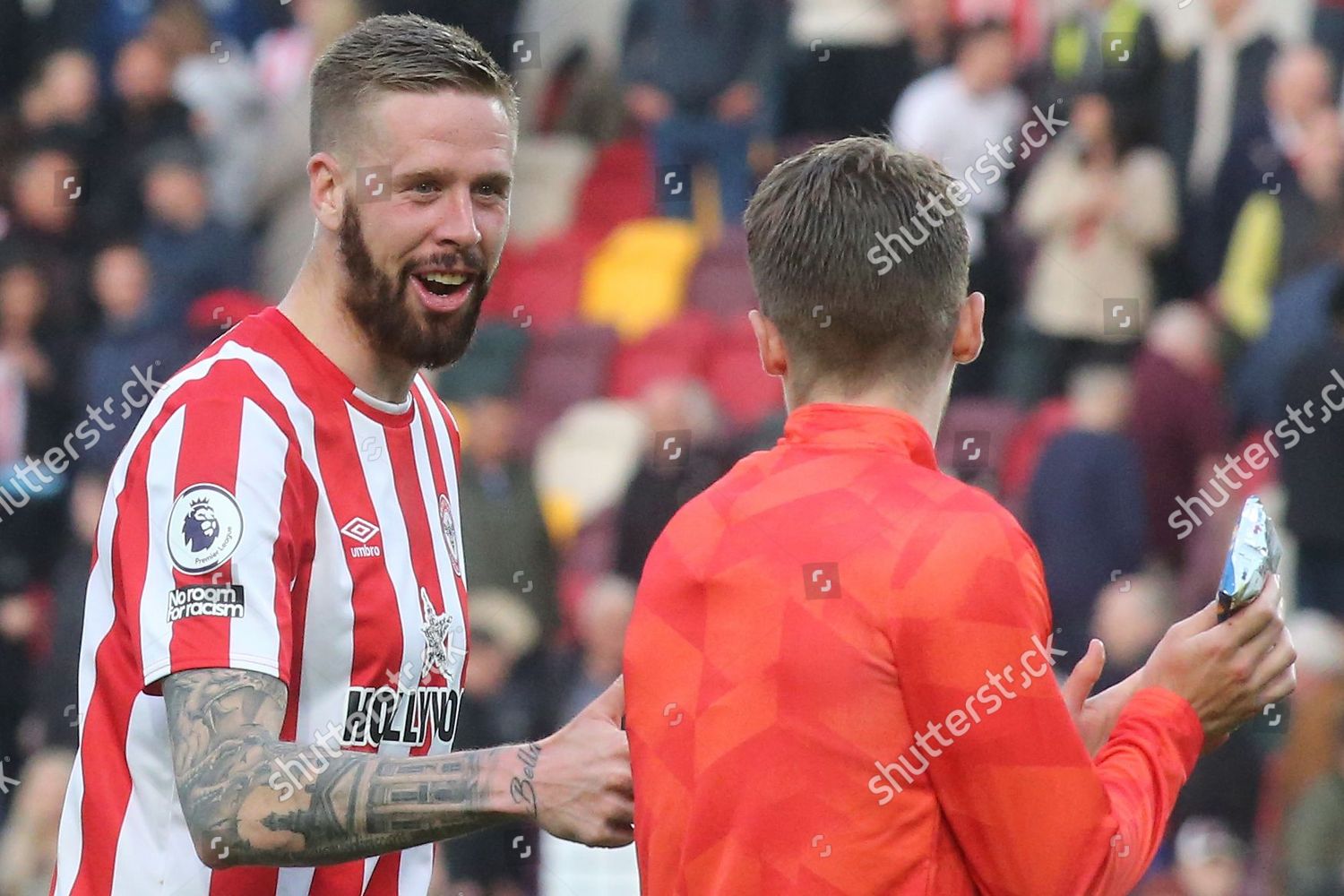 Brentford Captain Pontus Jansson Cheerful Mood Editorial Stock Photo - Stock Image | Shutterstock