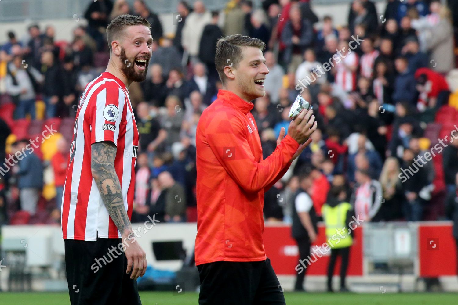 Brentford Captain Pontus Jansson Very Cheerful Editorial Stock Photo - Stock Image | Shutterstock