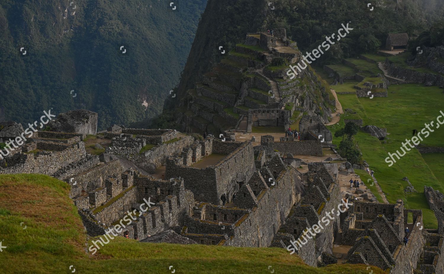 View Residential Section Ancient Inca City Editorial Stock Photo ...