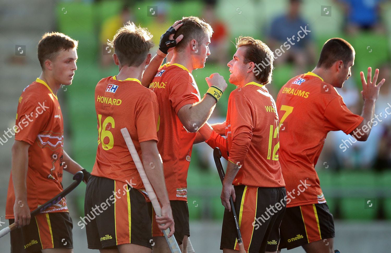Josh Simmonds C Kookaburras Celebrates Scoring Editorial Stock Photo ...