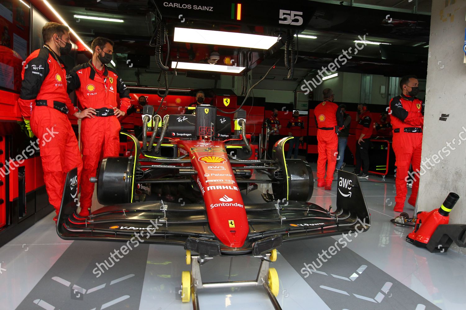 55 Scuderia Ferrari F175 Ferrari 0667 Editorial Stock Photo - Stock ...