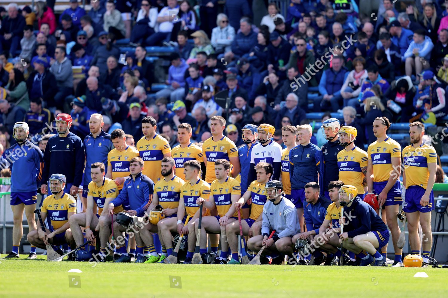 Tipperary Vs Clare Clare Panel Editorial Stock Photo - Stock Image ...