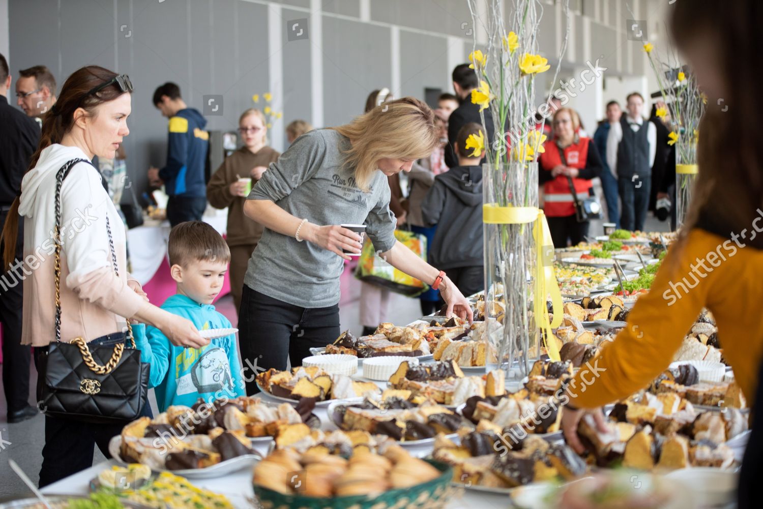 Ukrainian Refugees Attend Traditional Easter Breakfast Editorial Stock ...