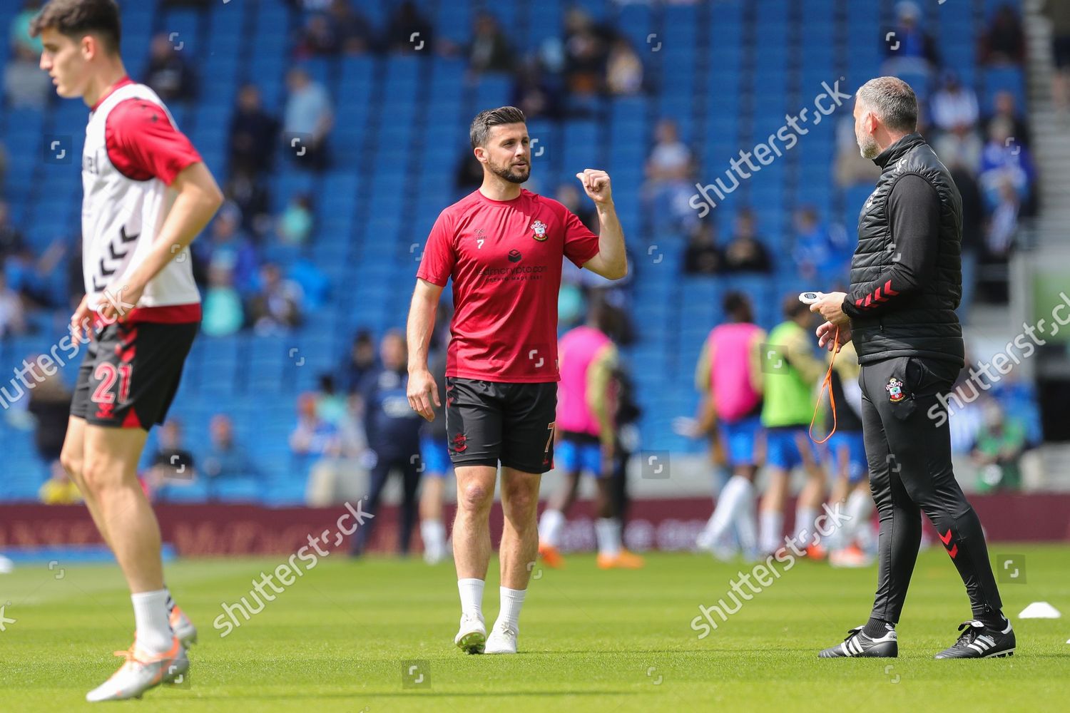 Southampton Striker Shane Long 7 Warm Editorial Stock Photo - Stock ...