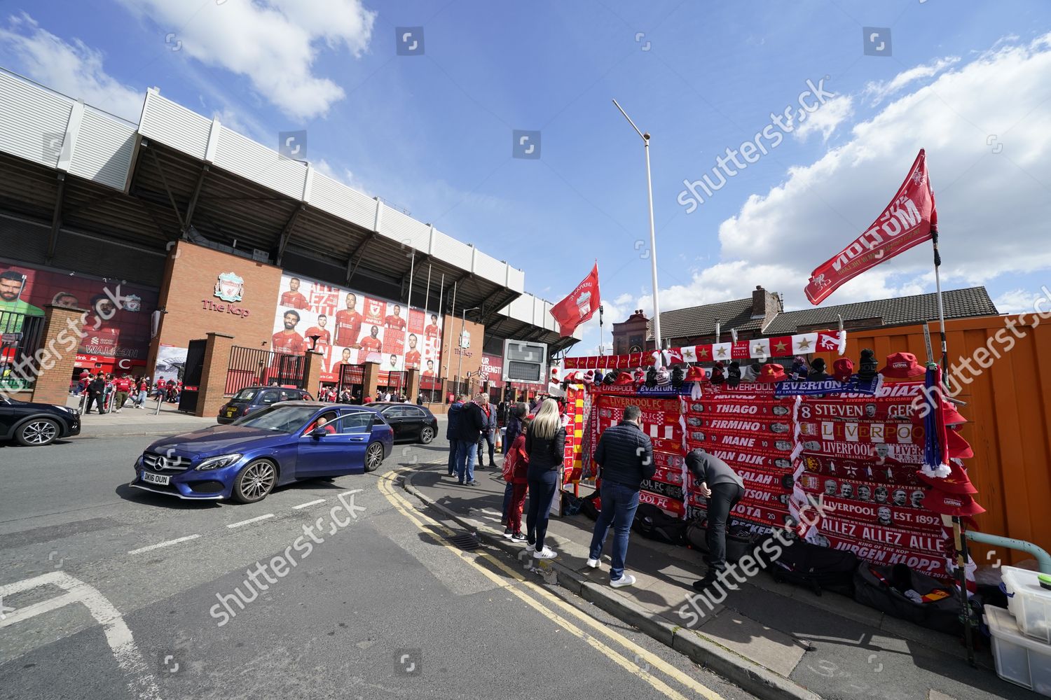 Fans Stand Front Stadium Gate Before Editorial Stock Photo - Stock ...