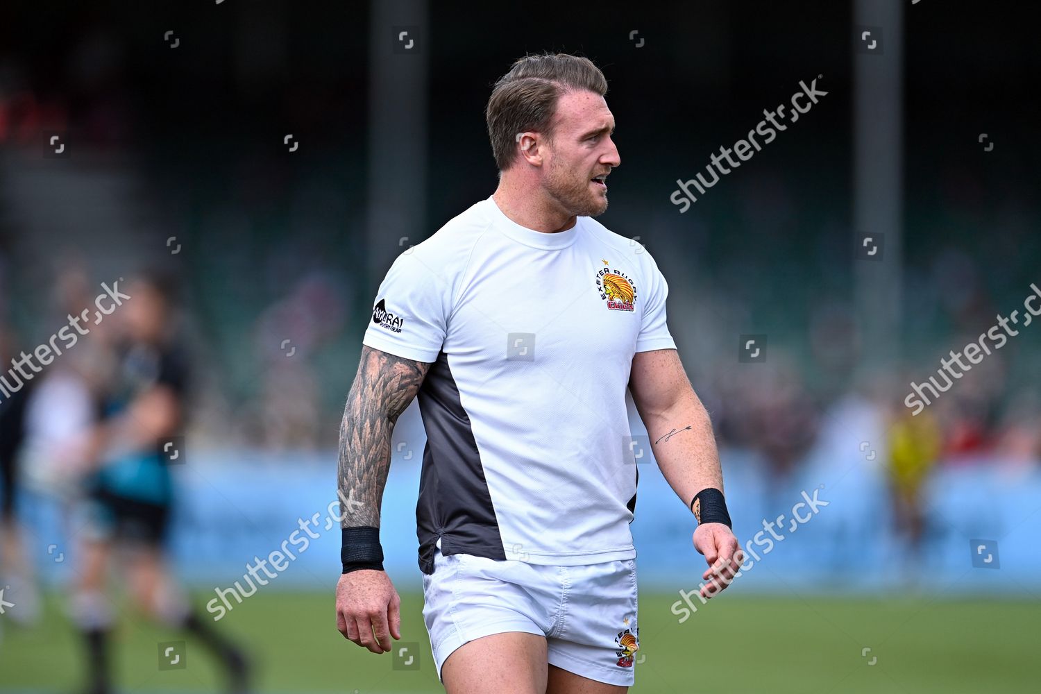 Stuart Hogg Exeter Chiefs Looks On Editorial Stock Photo - Stock Image ...