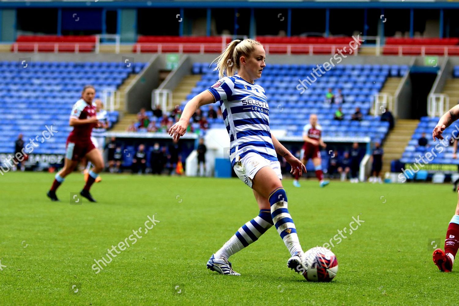 Faye Bryson 2 Reading On Ball Editorial Stock Photo - Stock Image ...