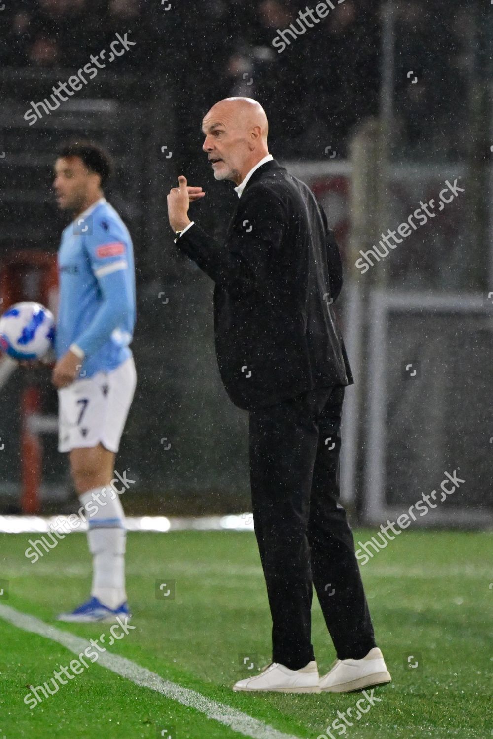 Stefano Pioli Coach Ac Milan Editorial Stock Photo - Stock Image ...