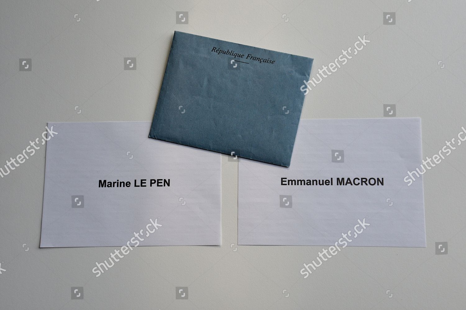 This Photo Illustration Voting Envelope Seen Editorial Stock Photo ...